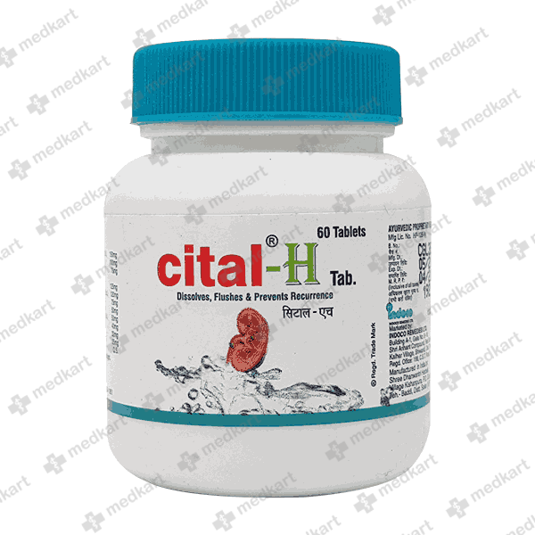 CITAL H TABLET 60'S, Price, Composition & Generic Alternatives - Medkart