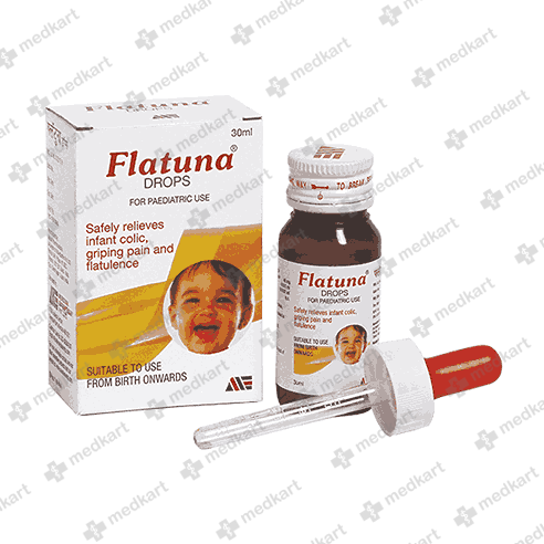 FLATUNA DROPS 30 ML, Price, Composition & Generic Alternatives - Medkart