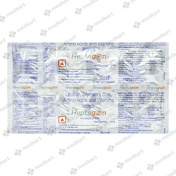 HEPTAGON TABLET 10'S, Price, Composition & Generic Alternatives - Medkart