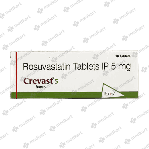 CREVAST 5MG TABLET 10'S, Price, Composition & Generic Alternatives ...
