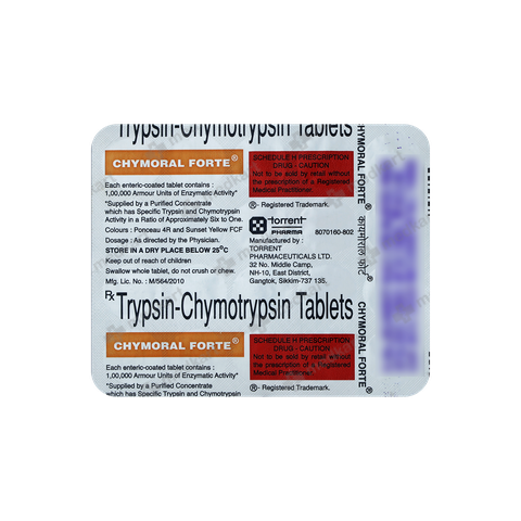 CHYMORAL FORTE TABLET | Uses, Price, Dosage, Side Effects & Generic ...