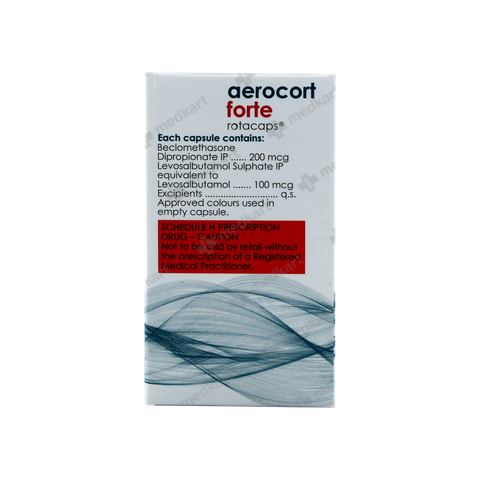 AEROCORT FORTE ROTACAP 30'S, Price, Composition & Generic Alternatives ...