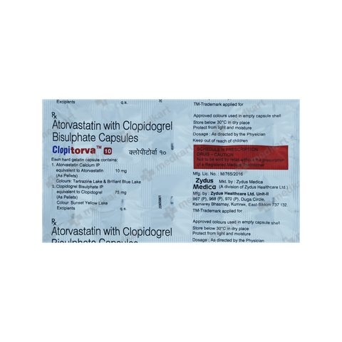 CLAVILIP 10MG CAPSULE 15'S, Price, Composition & Generic Alternatives ...