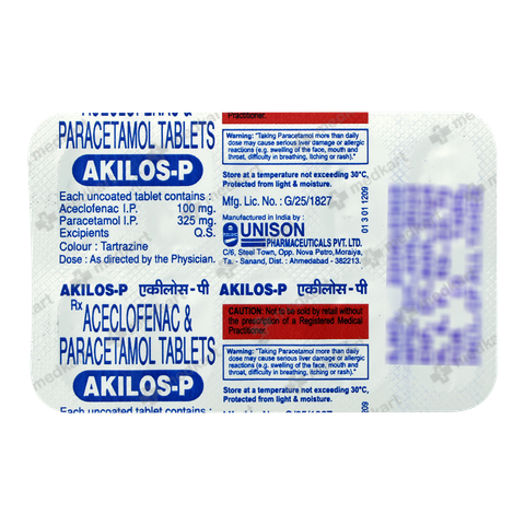 ACENEXT P TABLET 10'S, Price, Composition & Generic Alternatives - Medkart