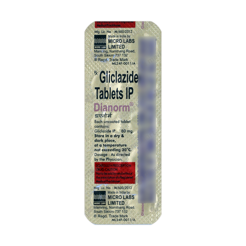 DIANORM 80MG TABLET 10'S, Price, Composition & Generic Alternatives ...