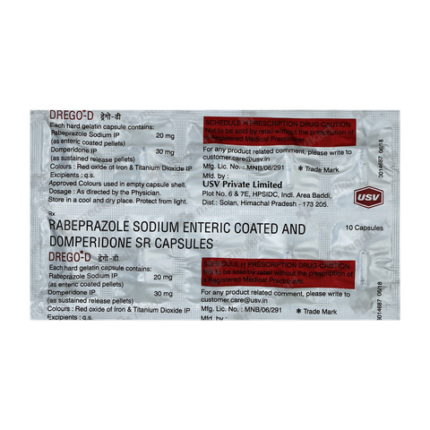 DREGO D CAPSULE 10'S, Price, Composition & Generic Alternatives - Medkart