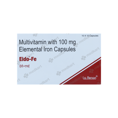 EIDO FE CAPSULE 10'S, Price, Composition & Generic Alternatives - Medkart