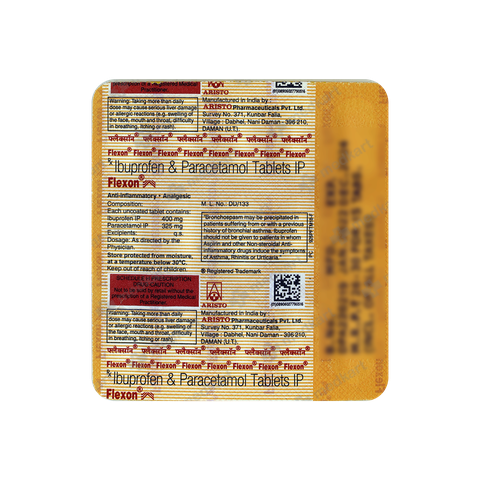 Flexon Tablet 15's | Price, Uses & Side Effects