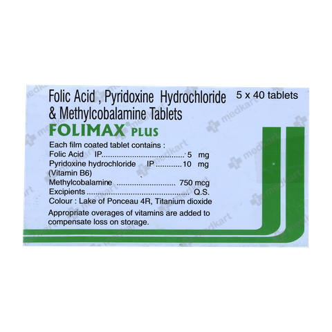 FOLIMAX PLUS TABLET 10'S : View Price, Combination and Alternatives ...