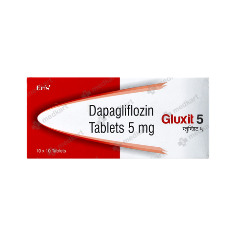 GLUXIT 5MG TABLET 10'S, Price, Composition & Generic Alternatives - Medkart