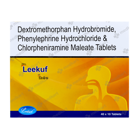 LEEKUF TABLET 10'S, Price, Composition & Generic Alternatives - Medkart
