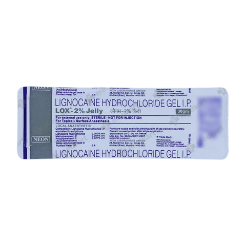 LOX 2% JELLY 30 GM, Price, Composition & Generic Alternatives - Medkart