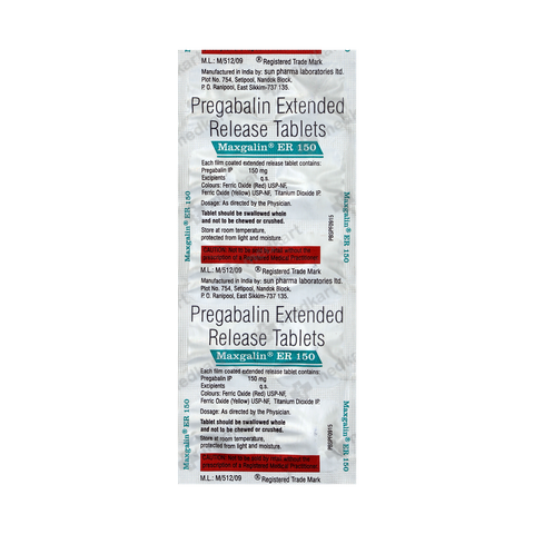 MAXGALIN 150MG TABLET 10'S, Price, Composition & Generic Alternatives ...