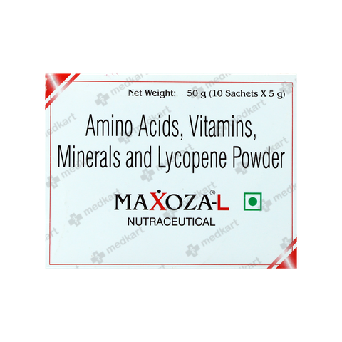 MAXOZA L SACHET 5 GM, Price, Composition & Generic Alternatives - Medkart