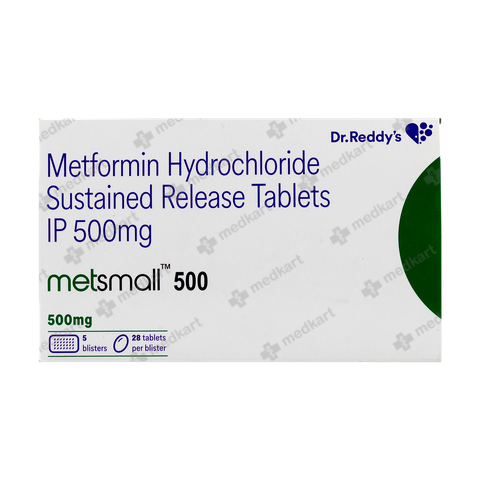 METSMALL 500MG TABLET 28'S, Price, Composition & Generic Alternatives ...