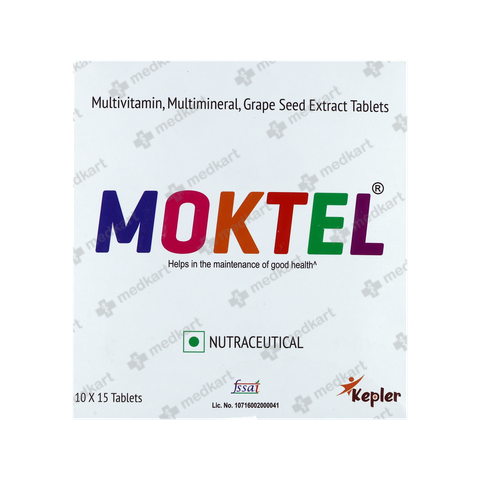 MOKTEL TABLET 15'S, Price, Composition & Generic Alternatives - Medkart