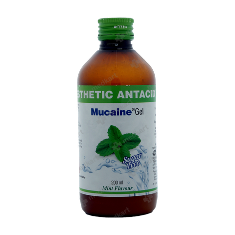 MUCAINE GEL SYP 350ML, Price, Composition & Generic Alternatives - Medkart