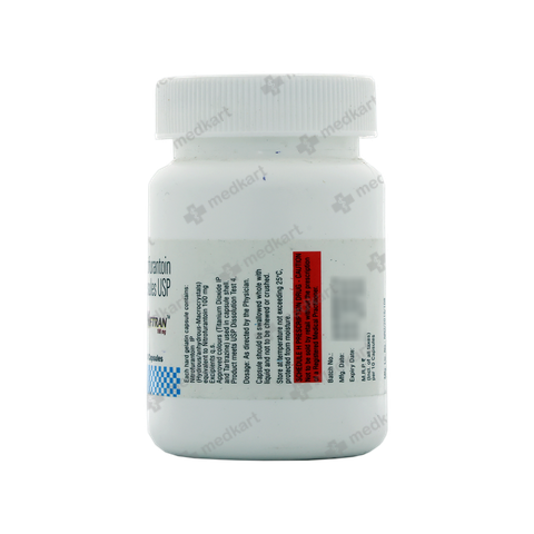 NIFTRAN 100MG CAPSULE 10'S, Price, Composition & Generic Alternatives ...