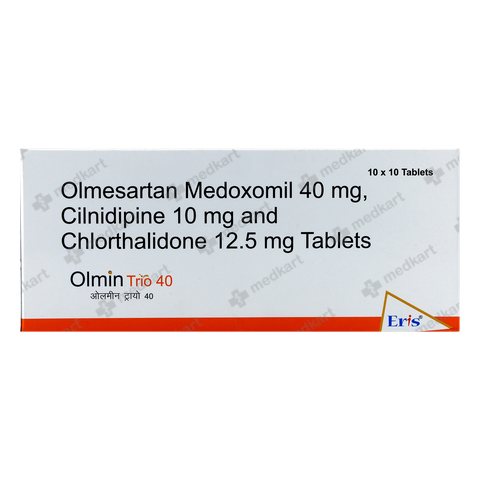 OLMIN TRIO 40MG TABLET 10'S, Price, Composition & Generic Alternatives ...