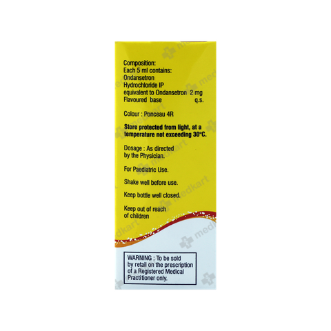 ONDEM SYRUP 30 ML, Price, Composition & Generic Alternatives - Medkart