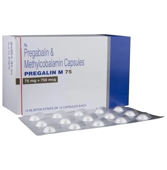 Buy Pregalin M 75mg Capsule Online at Best Price | Medkart