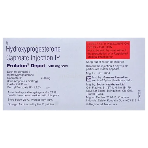 Buy Proluton Depot 500mg 2 Ml Online at Best Price | Medkart