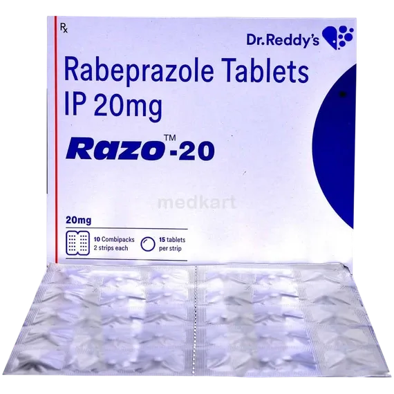 Buy Razo 20mg Tablet 15s Online at Best Price | Medkart