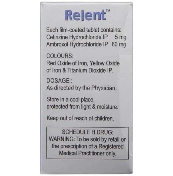 Buy Relent Tablet 15S Online at Best Price | Medkart