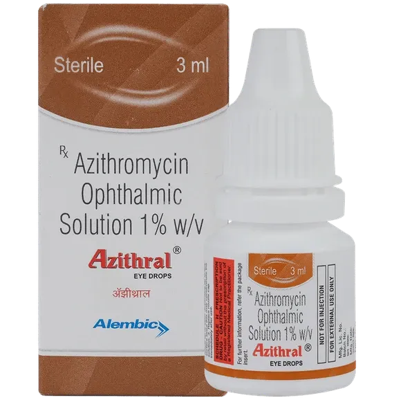 Buy Azithral Eye Drops 3 Ml Online at Best Price | Medkart