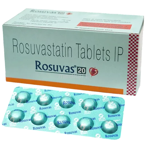 ROSUVAS 20MG TABLET 10'S Price, Uses, Side Effects & Substitutes | Medkart