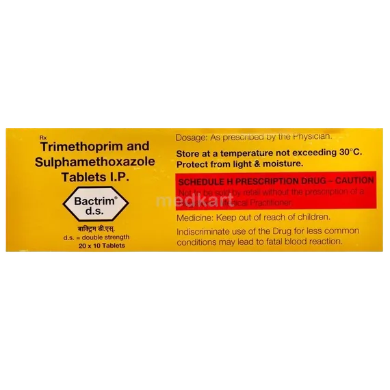 Buy Bactrim Ds Tablet Online at Best Price – Generic Alternative | Medkart