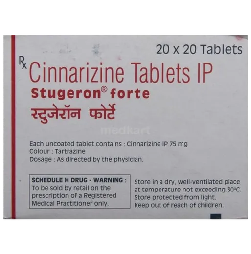Buy Stugeron Forte Tablet 20S Online at Best Price | Medkart