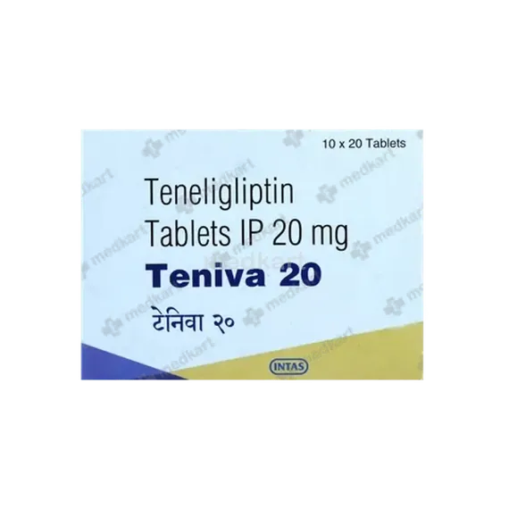 TENIVA 20MG TABLET 20'S Price, Uses, Side Effects & Substitutes | Medkart