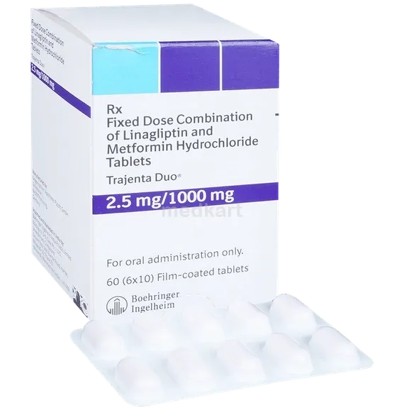 TRAJENTA DUO 2.5/1000MG TABLET 10'S Price, Uses, Side Effects ...