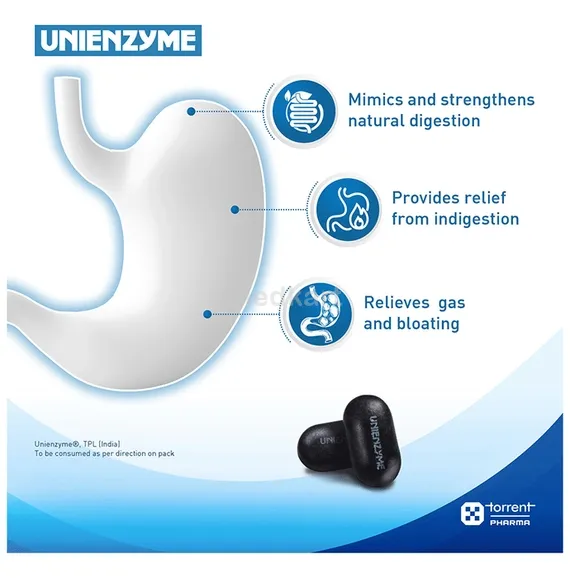 Buy Unienzyme Tablet Online at Best Price – Generic Alternative | Medkart