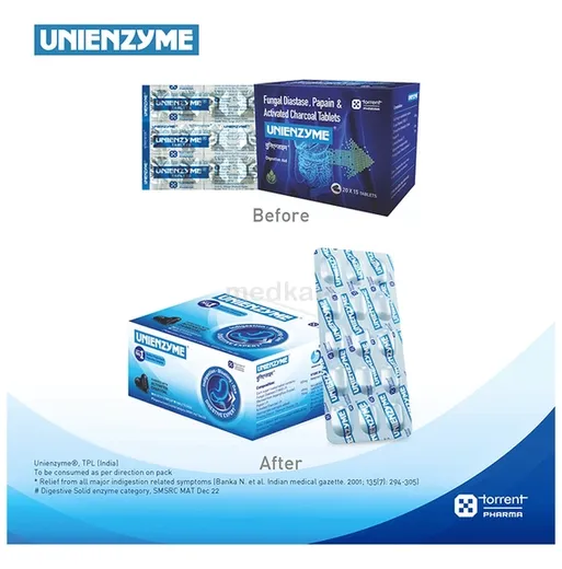 Buy Unienzyme Tablet Online at Best Price – Generic Alternative | Medkart