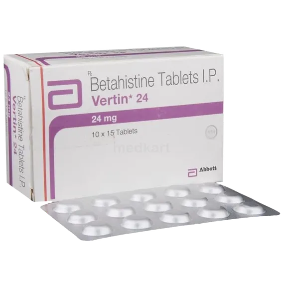 VERTIN 24MG TABLET 15'S Price, Uses, Side Effects & Substitutes | Medkart