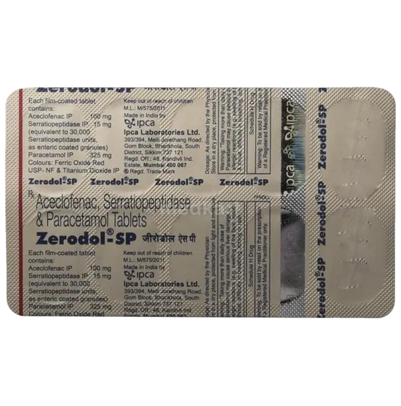 Buy Zerodol Sp Tablet Online at Best Price – Generic Alternative | Medkart