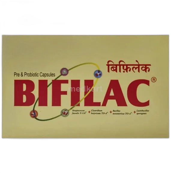 Bifilac Capsule 10's | Price, Side effects & Uses for Gut Health | Medkart