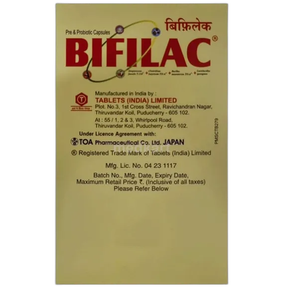 Buy Bifilac Capsule Online at Best Price – Generic Alternative | Medkart