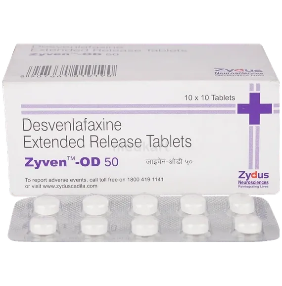 ZYVEN OD 50MG TABLET 10'S Price, Uses, Side Effects & Substitutes | Medkart
