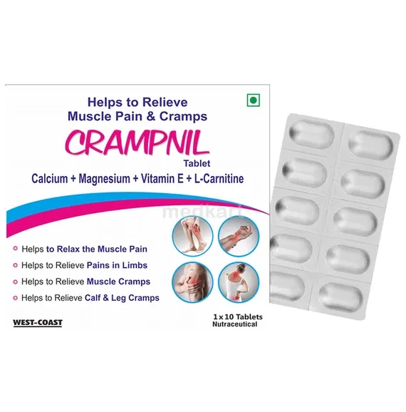 CRAMPNIL TABLET 10'S Price, Uses, Side Effects & Substitutes | Medkart