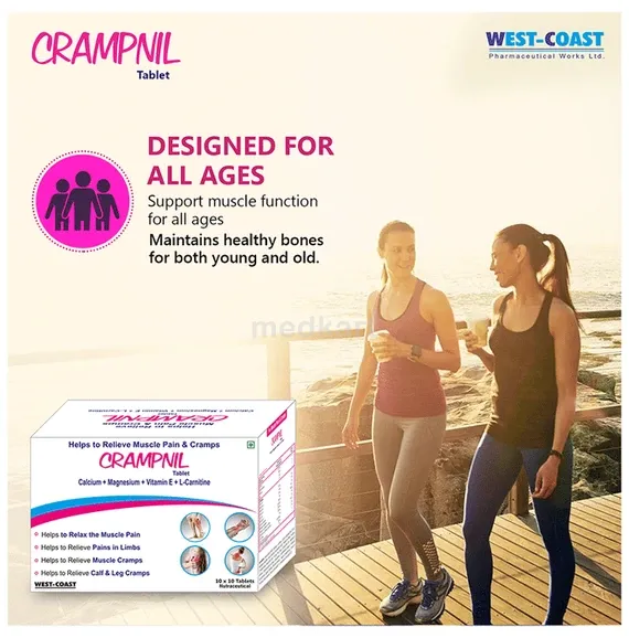 CRAMPNIL TABLET 10'S Price, Uses, Side Effects & Substitutes | Medkart