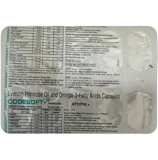 Buy Codesoft Capsule 10S Online at Best Price | Medkart