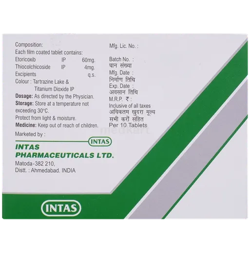Buy Intacoxia Mr Tablet 10s Online at Best Price | Medkart
