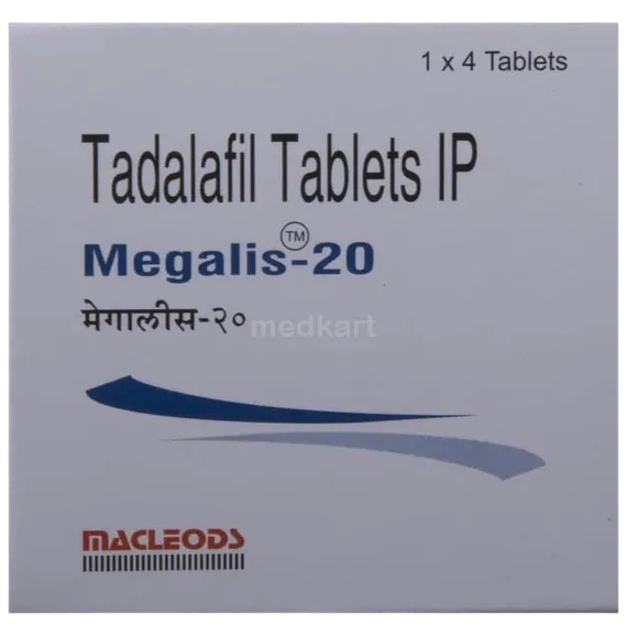 MEGALIS 20MG TABLET 4'S Price, Uses, Side Effects & Substitutes | Medkart