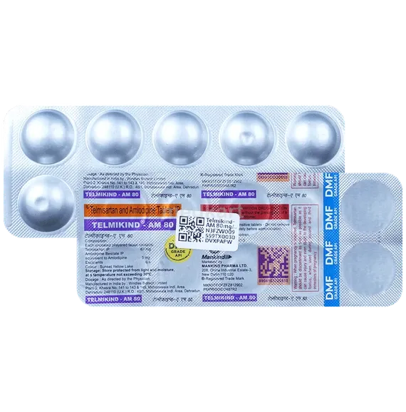 TELMIKIND AM 80 TABLET 10'S - Price, Uses, Side Effects and Generic ...