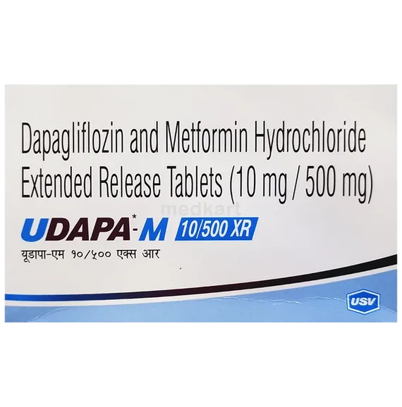 Buy UDAPA M XR 10/500MG TABLET 10'S at Best Price | Medkart