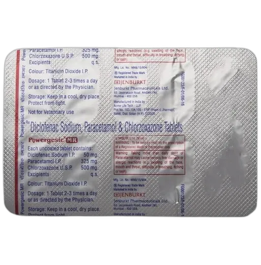 Powergesic MR Tablet Uses, Benefits, Side Effects, Dosage | Medkart