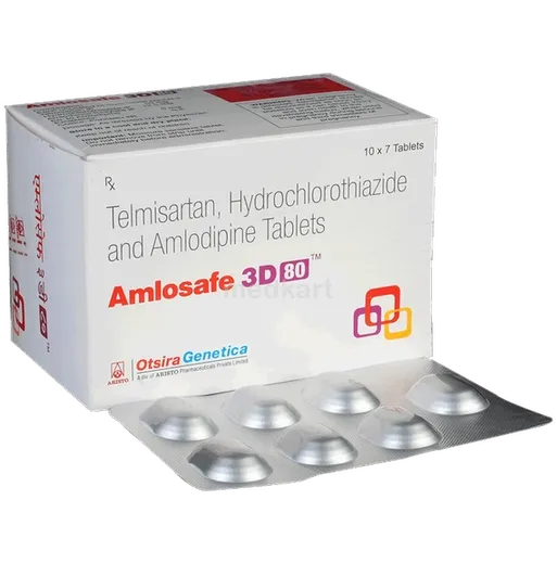 AMLOSAFE 3D 80MG TABLET 7'S Price, Uses, Side Effects & Substitutes ...